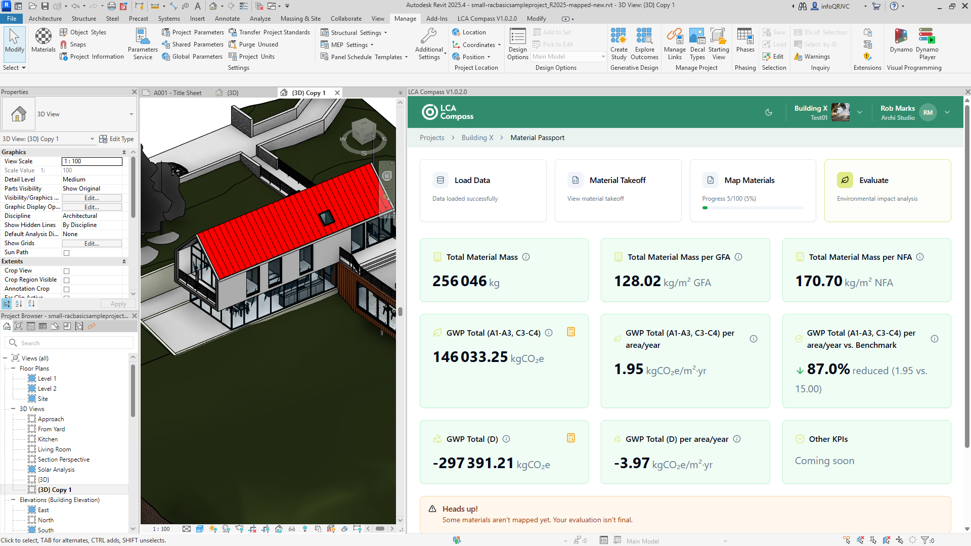 LCA Compass | BIM-native Whole-Life Carbon for Revit (EPBD, DGNB, Level(s))